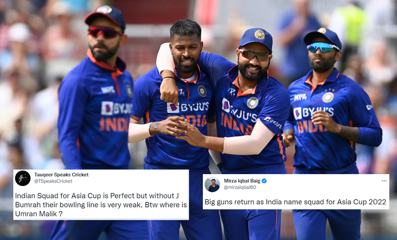 'The debates over India's Asia Cup squad are never ending'- Twitter ...