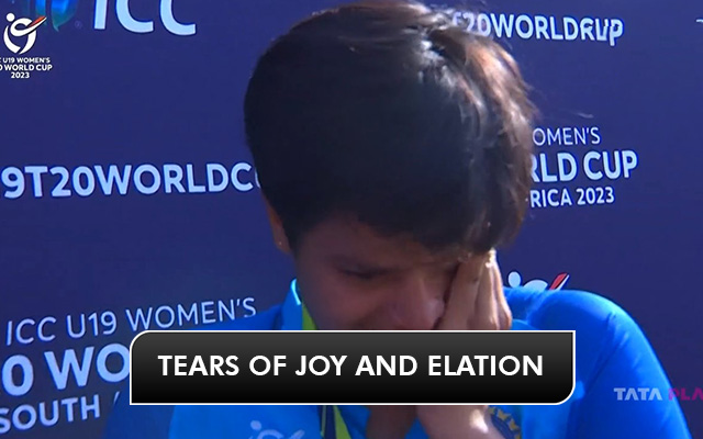 Watch: Shafali Verma breaks down in tears after Indian team win the under-19 Women's World Cup ...