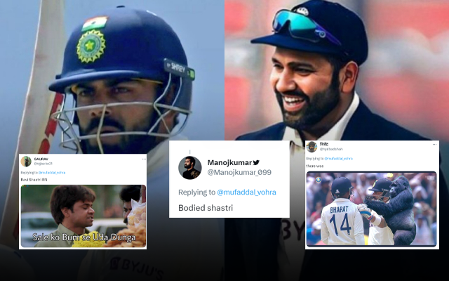 'Rohit Sharma destroys Ravi Shastri in a second'- Fans react as Rohit ...