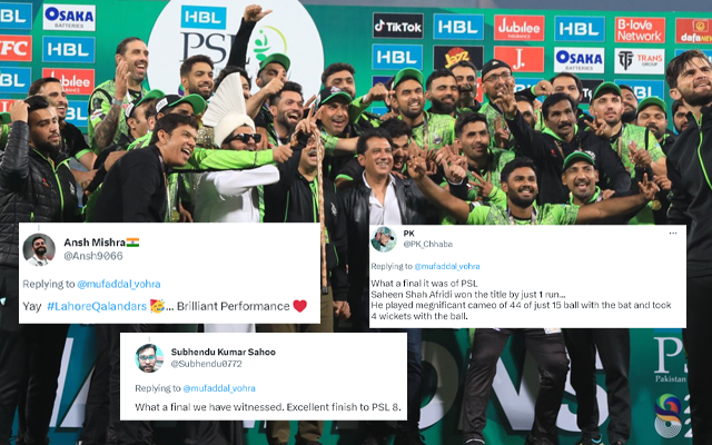 'Paisa Wasool final' - Fans booming as Lahore Qalandars beat Multan ...