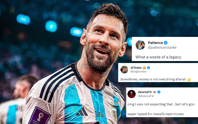 'Not a smart move'- Fans react as Lionel Messi confirms that he will be ...
