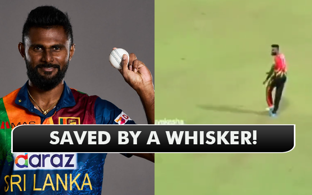 WATCH: Snake makes its appearance at LPL 2023, Isuru Udana survives lucky escape | Sky11