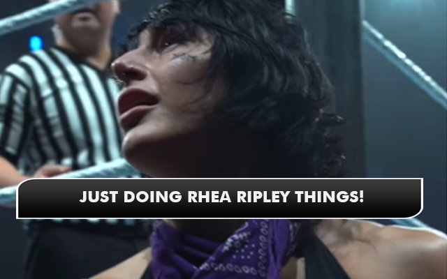 Watch: Rhea Ripley tries to stain 42-year-old WWE star's birthday in ...