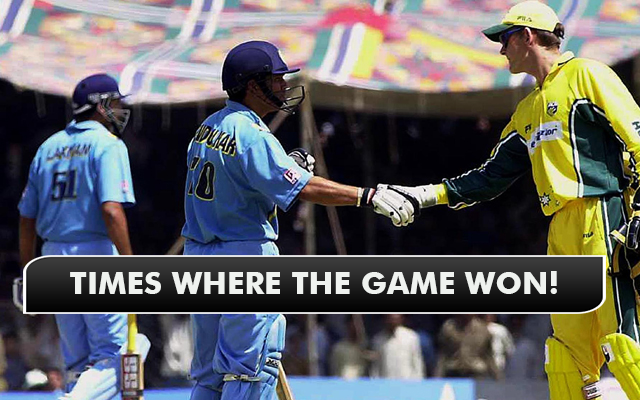 "Spirit of Cricket: Ten Memorable Instances of Exemplary Sportsmanship