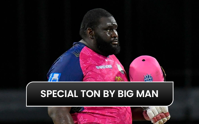 WATCH: Rahkeem Cornwall’s bat drop celebration after scoring maiden ...