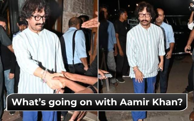 58-year-old Aamir Khan stuns fans in a unique new look! | Sky11