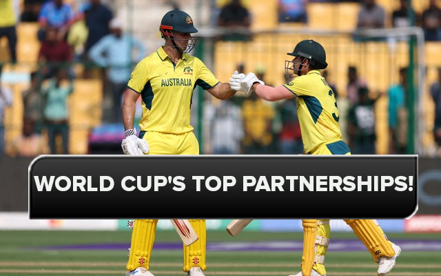 Top 10 highest partnerships in World cup history