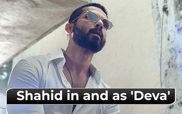 Deva movie - Release date & first look of Shahid Kapoor is finally out ...