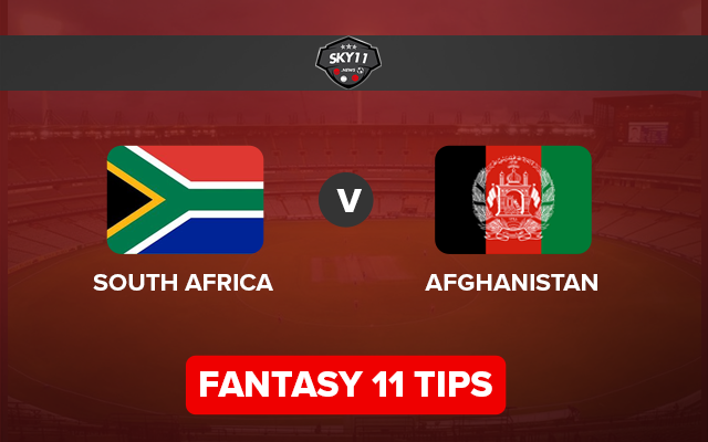 Sa Vs Afg Dream11 Prediction Fantasy Cricket Tips Teams Head To Head