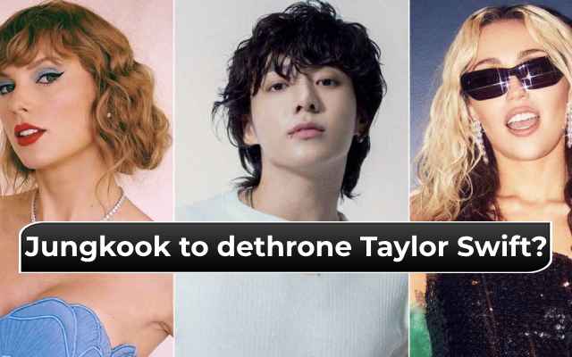 After Miley Cyrus Bts Jungkook To Surpass Taylor Swift And Break Her