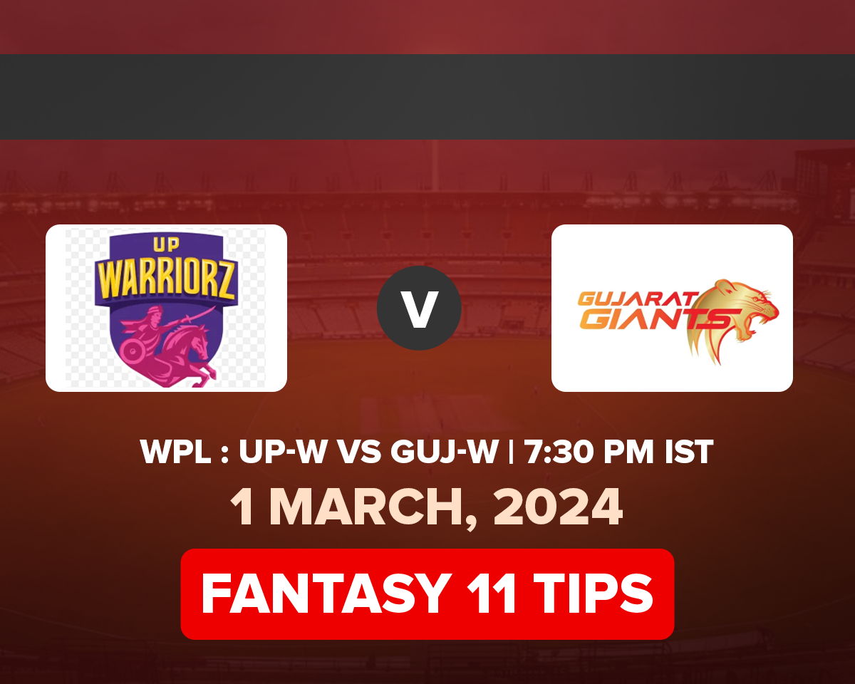 UP-W vs GUJ-W Dream 11 Team Prediction, Fantasy Cricket Tips, Head-to-Head Stats and Pitch ...